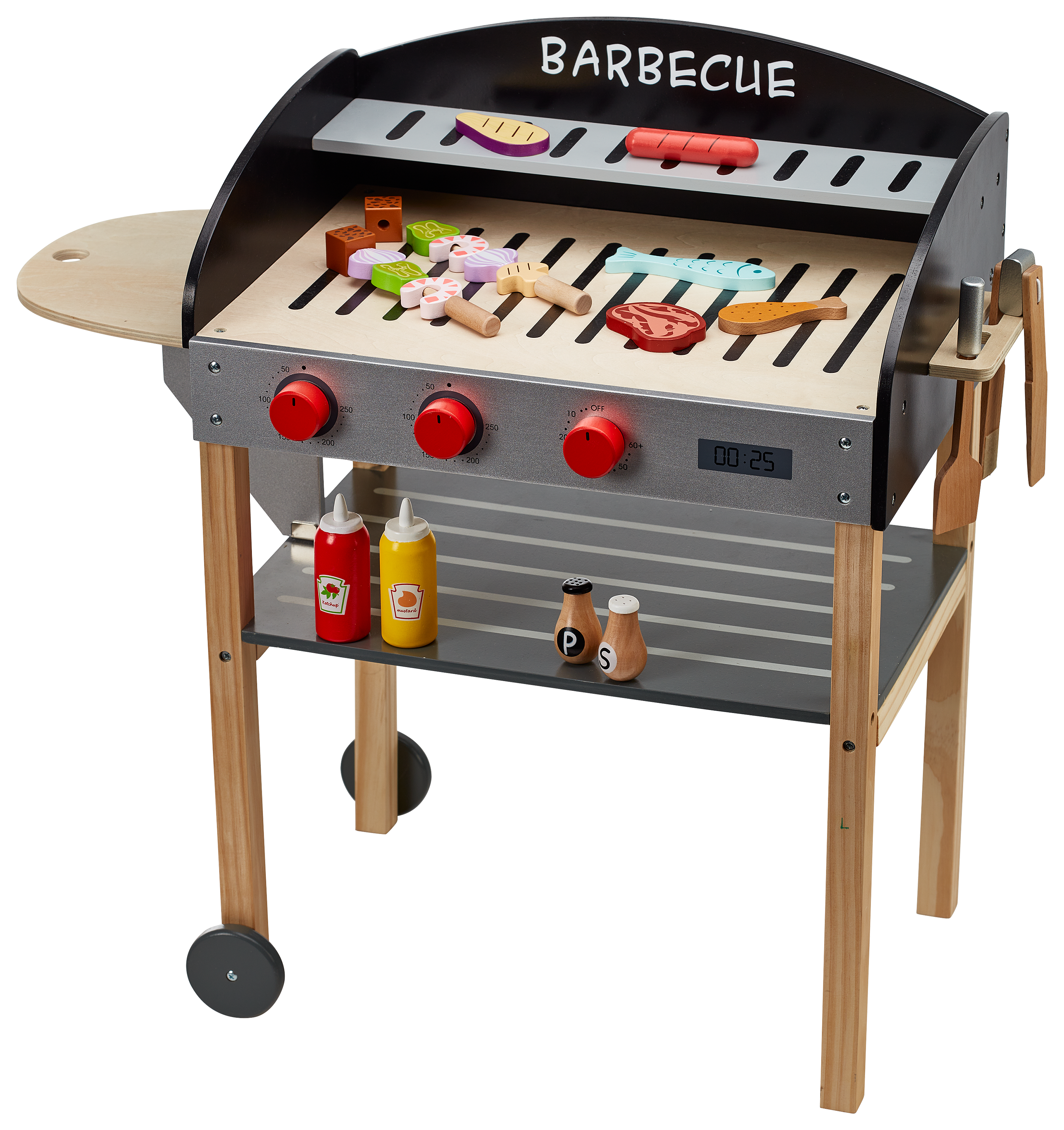 Bass Pro Shops Wooden Barbecue Grill Set for Kids | Cabela's